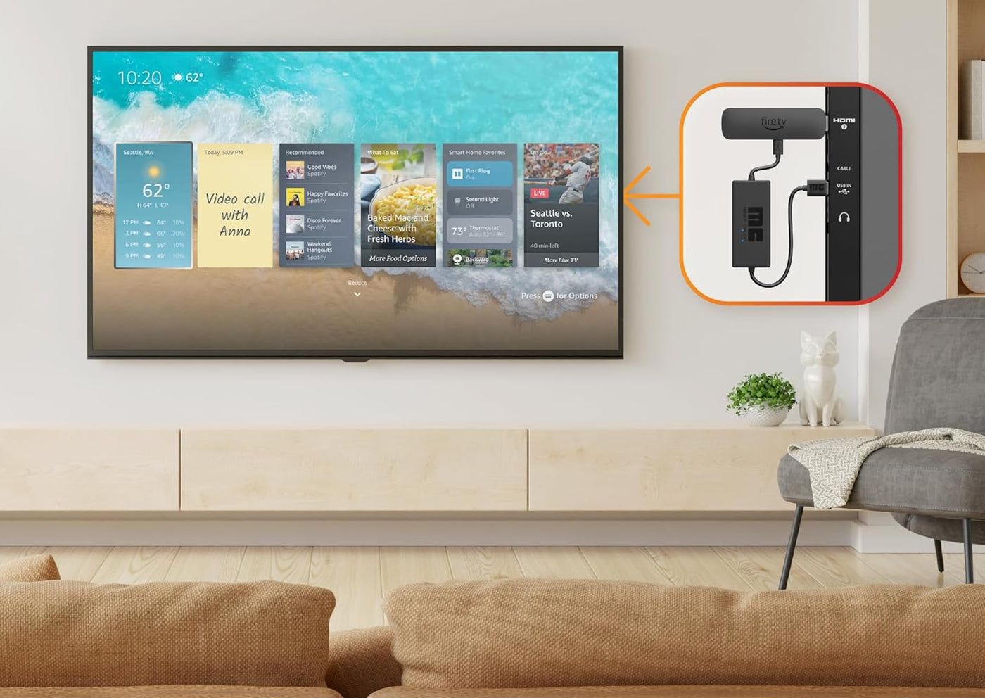 TV USB Power Cables – Mission